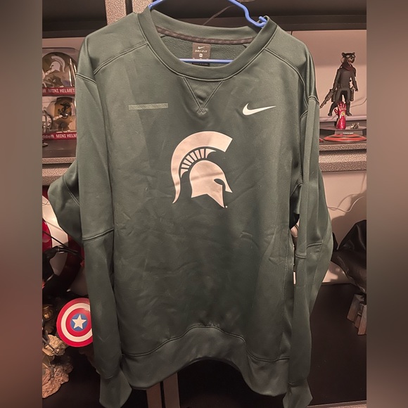 Nike | Shirts | Men Nike Michigan State Performance Sweatshirt Xl ...